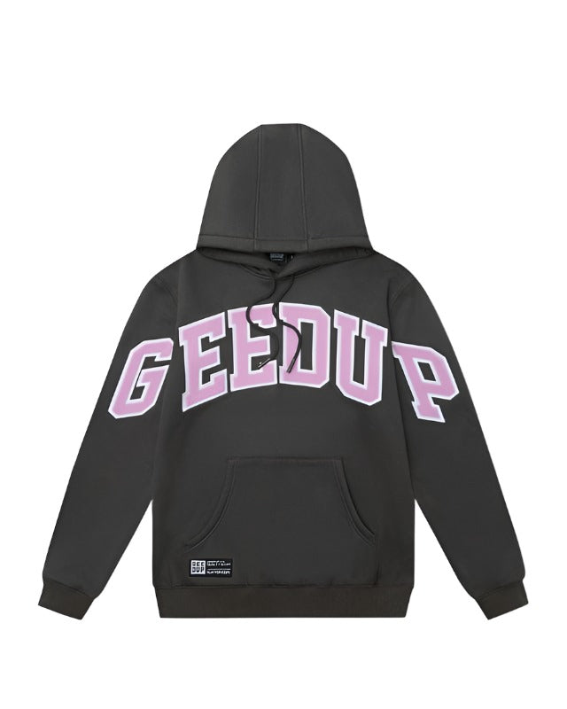 GEEDUP team logo charcoal/Dusty Pink